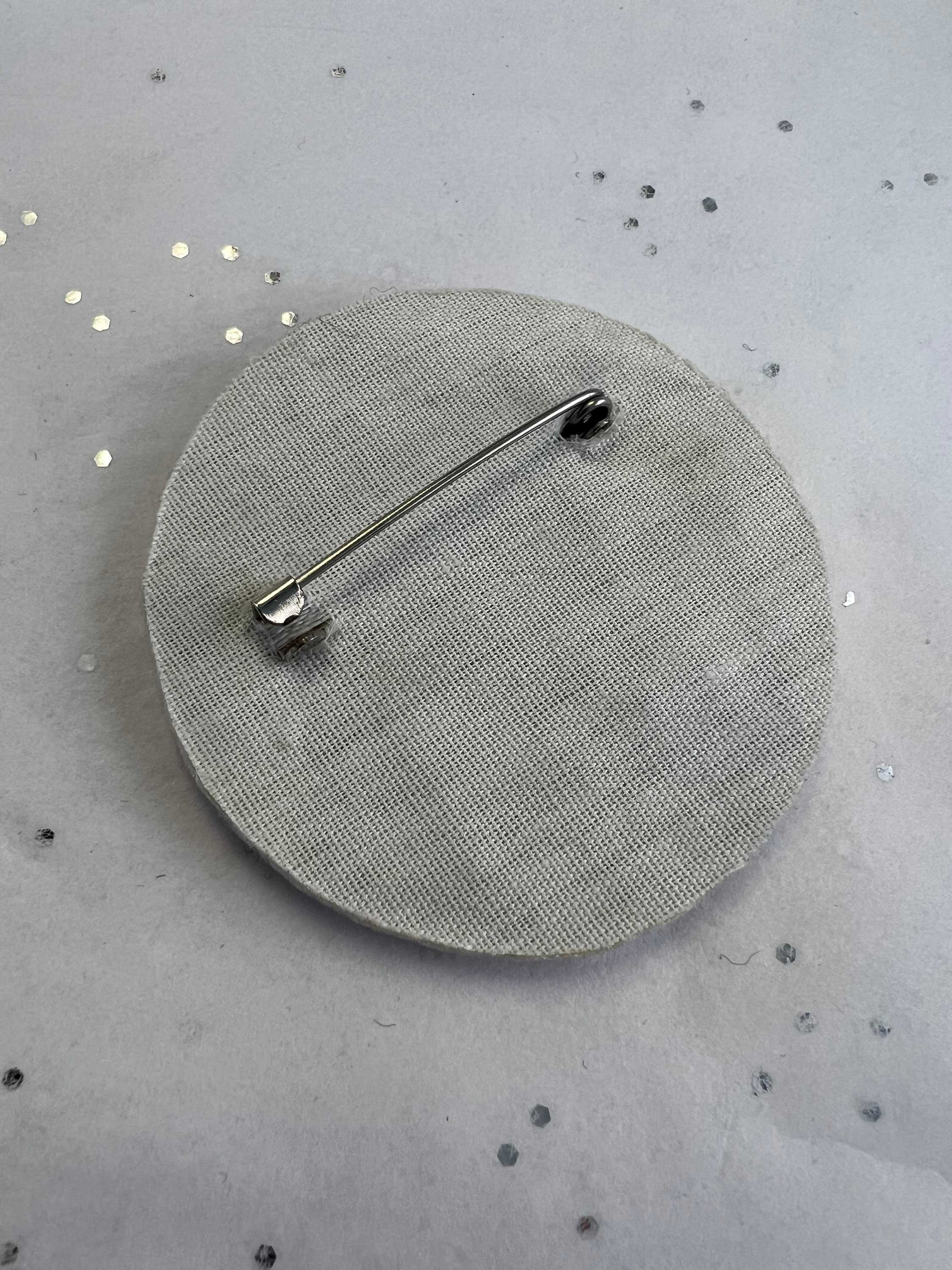 Embroidered Brooch. French Bullion Patch. Embellishment. Bullion Patch ...