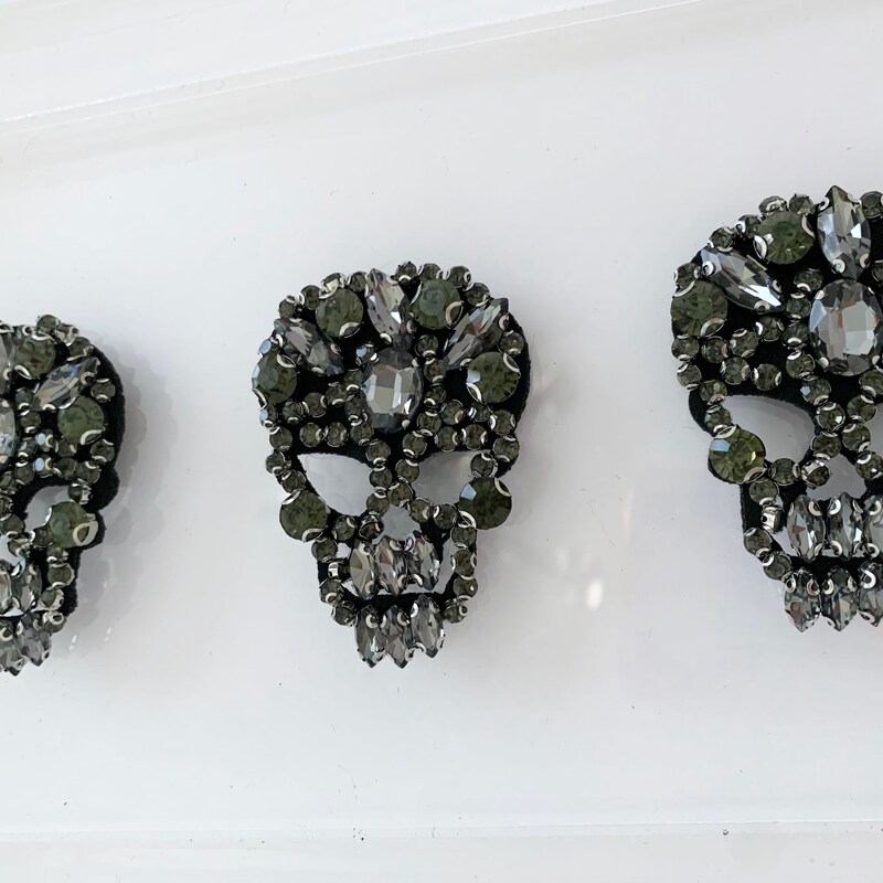 Embroidered Skull Patch - Etsy