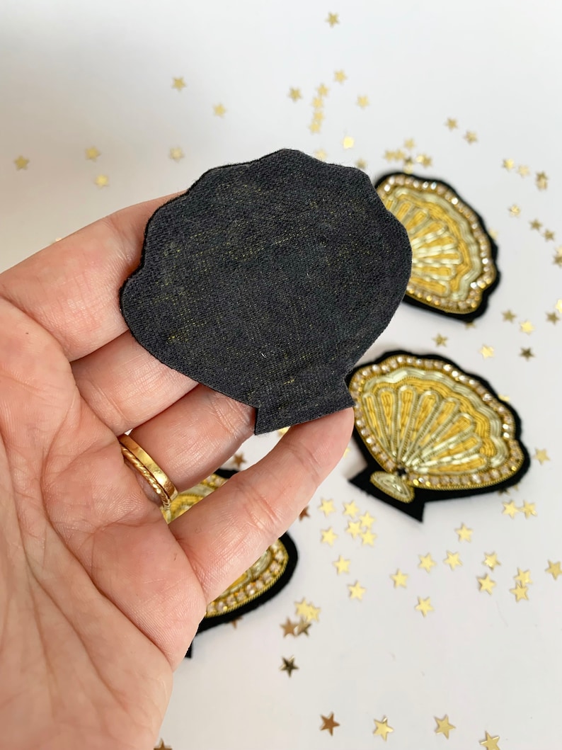 Embroidered Brooch. Sew on Patch. Embellishment. Bullion Patch. Patch ...