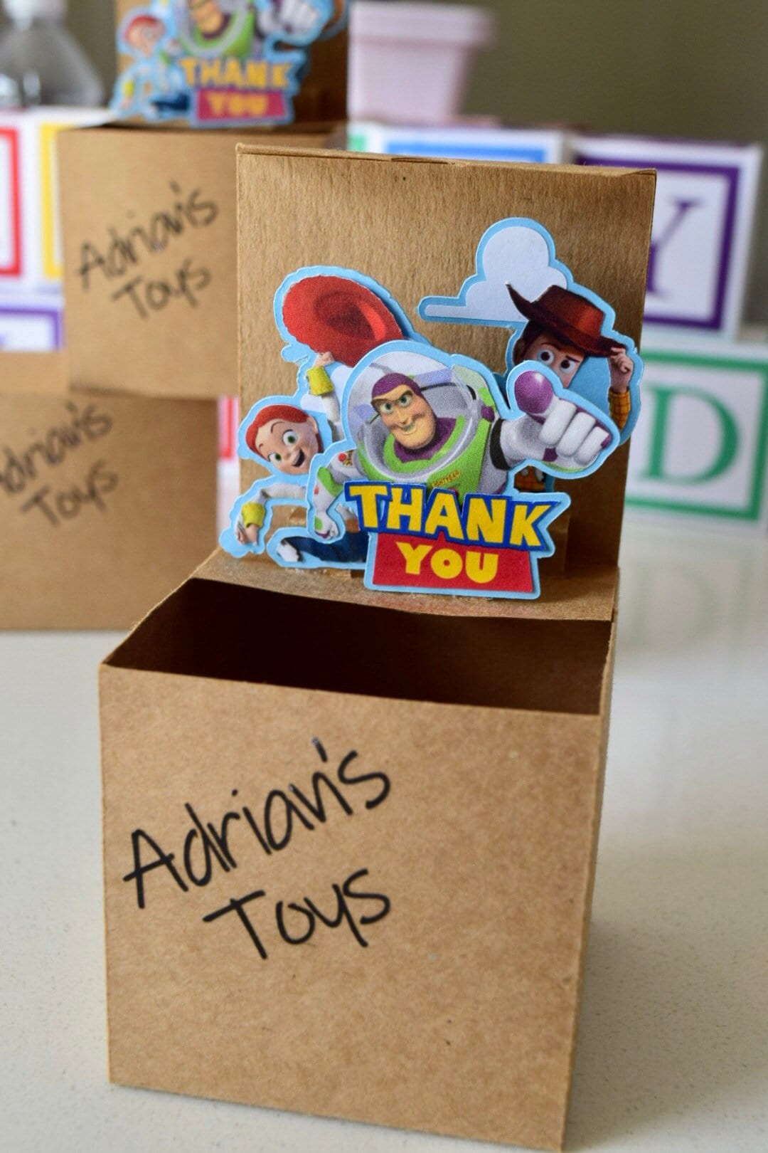 Toy Story Pop-up Party Favor Boxes set of 4 Boxes - Etsy