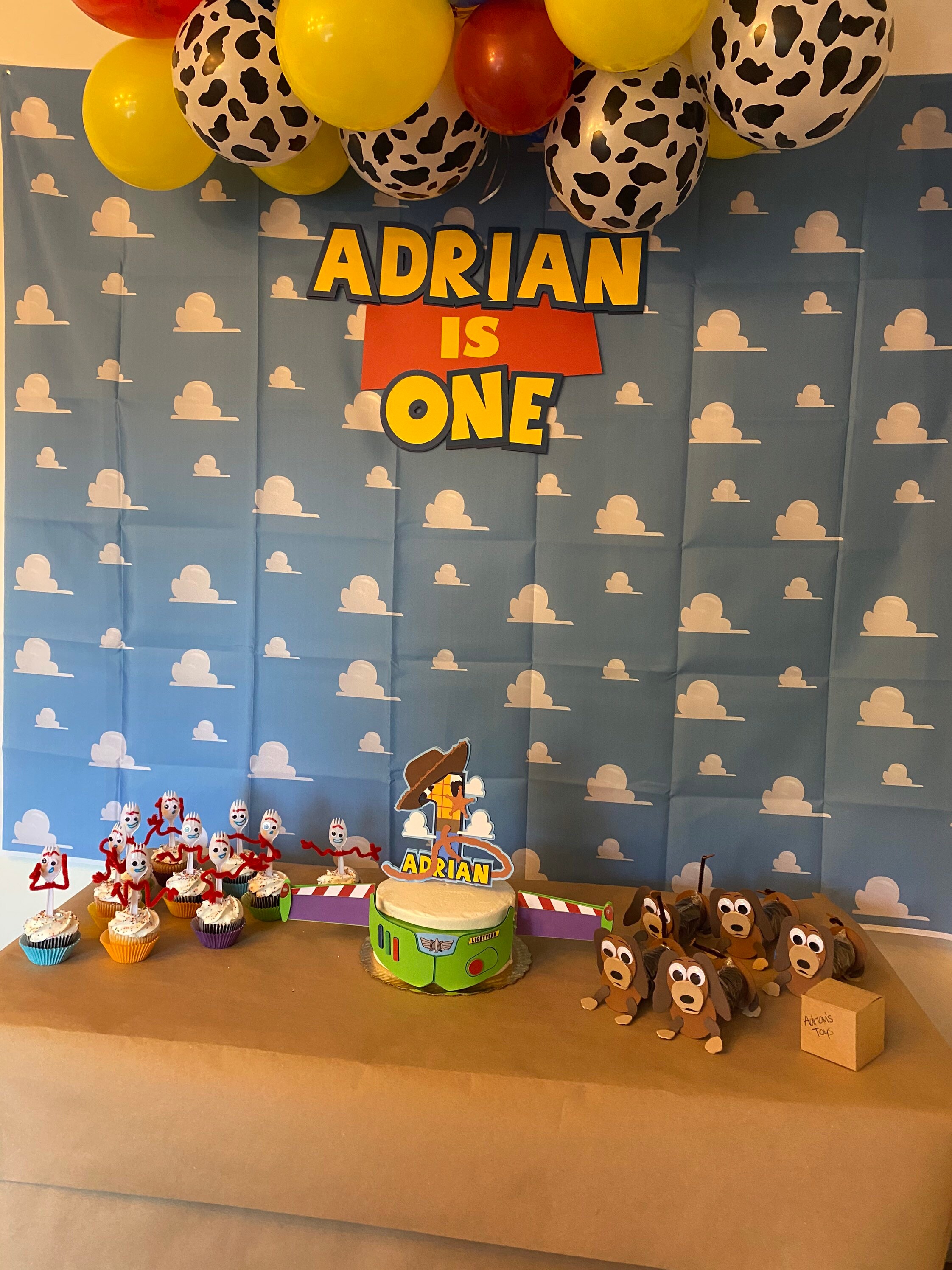 Personalized Toy Story Backdrop Sign - Etsy