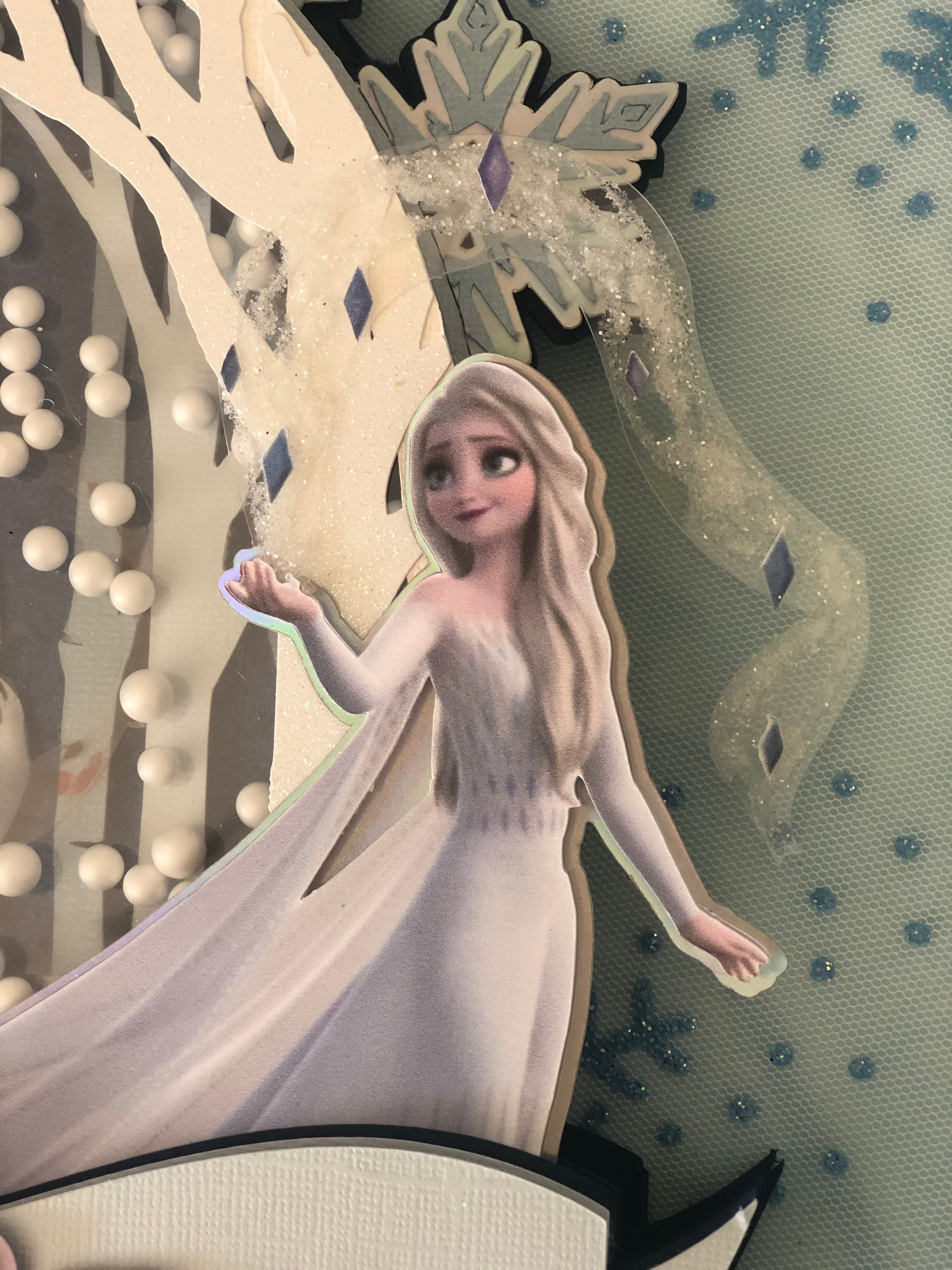 Frozen Frozen 2 Enchanted Forest Olaf Elsa Anna Cake - Etsy