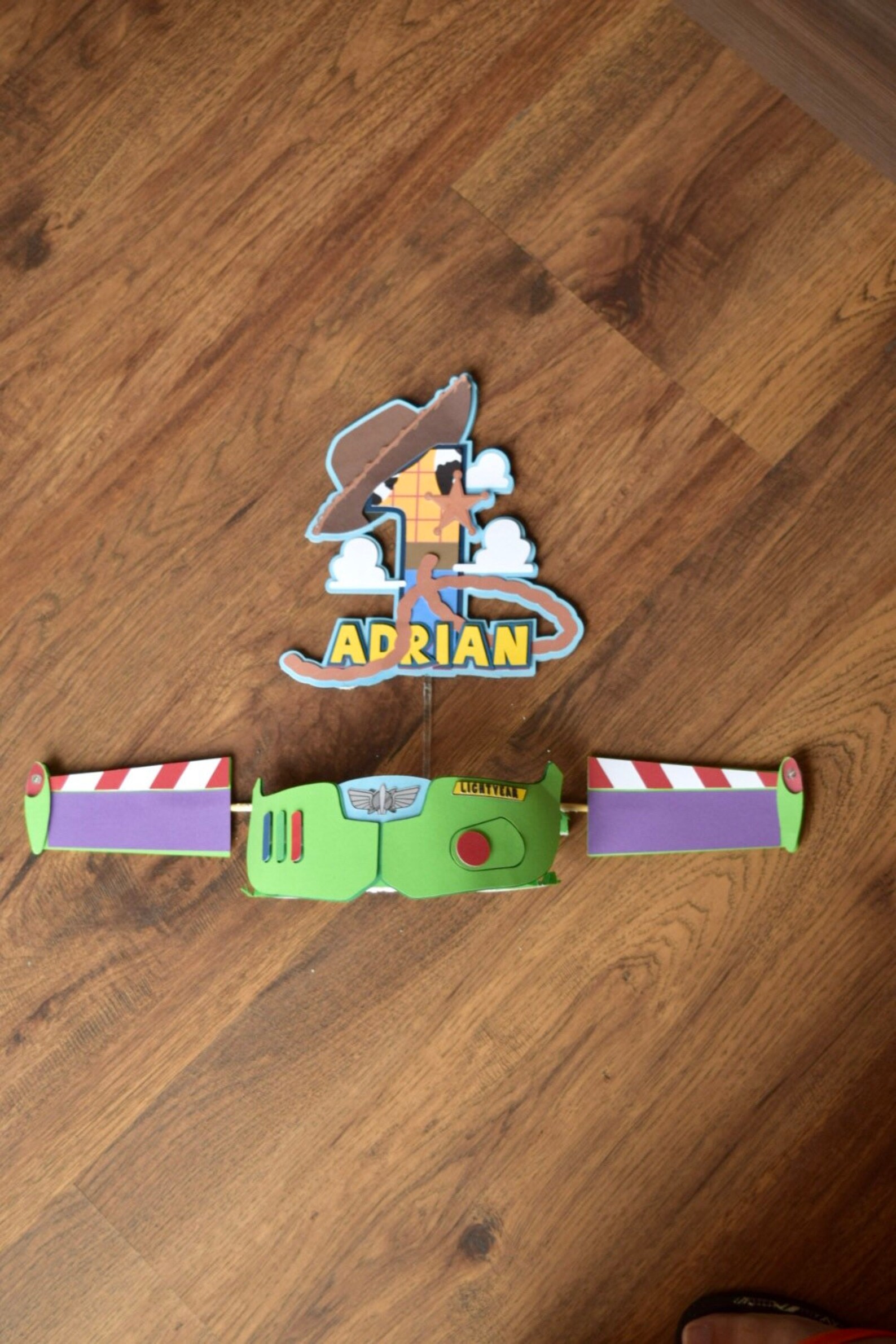 Toy Story Buzz Lightyear Woody Cake Topper - Etsy