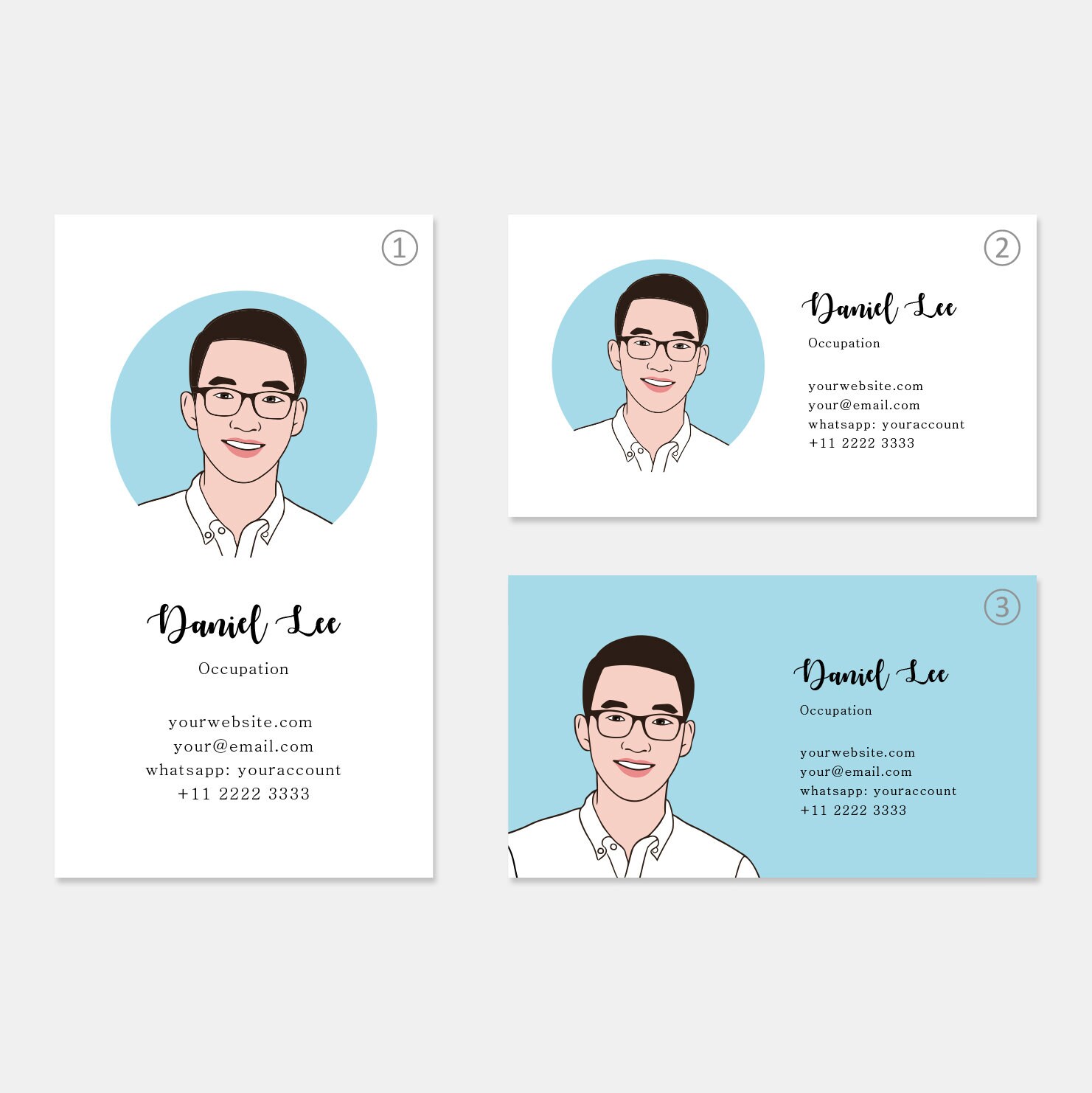 Custom Portrait Business Card - Etsy