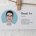 Custom Portrait Business Card - Etsy
