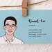 Custom Portrait Business Card - Etsy