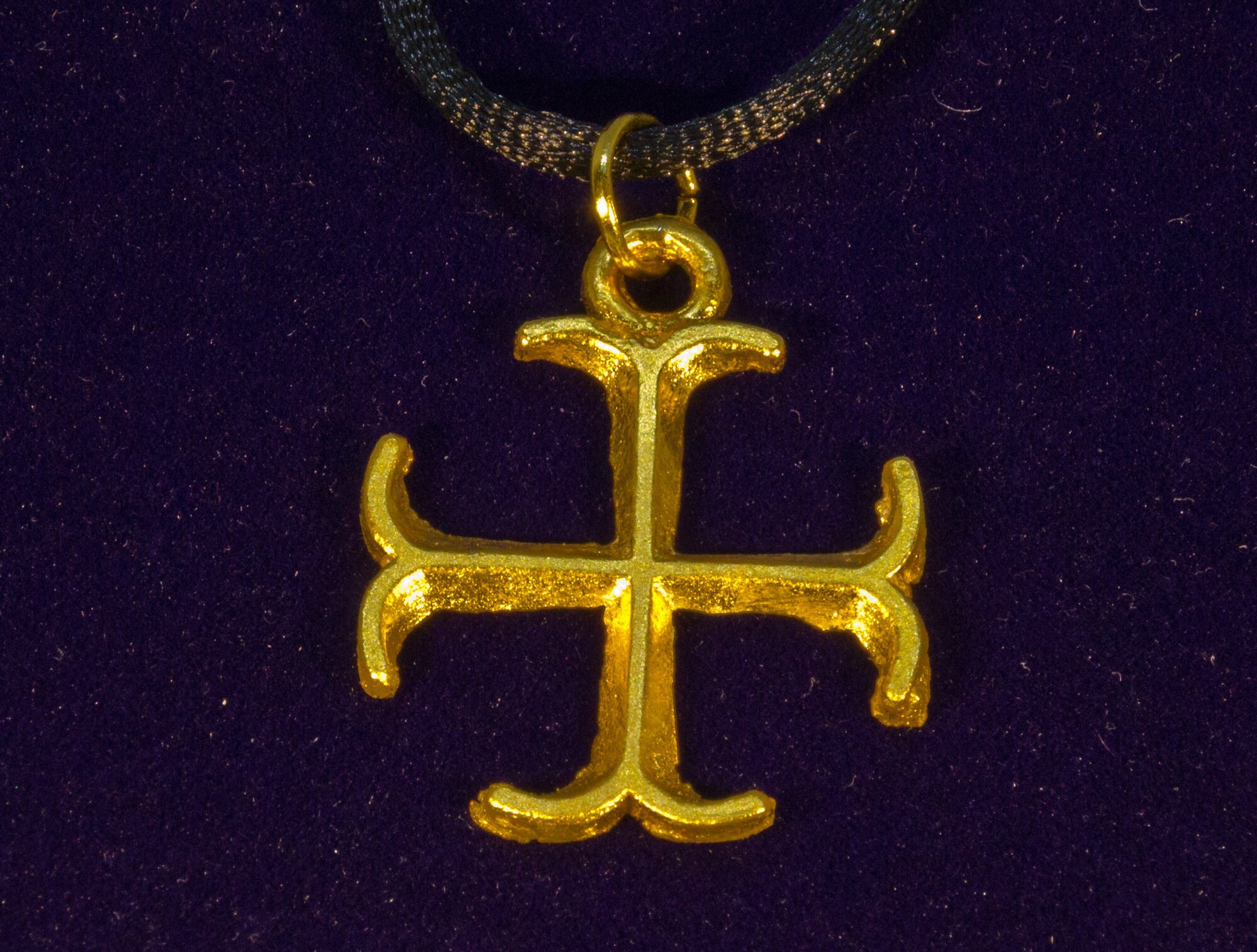 Gold Cross, Pewter and Pure Gold (306) - Etsy