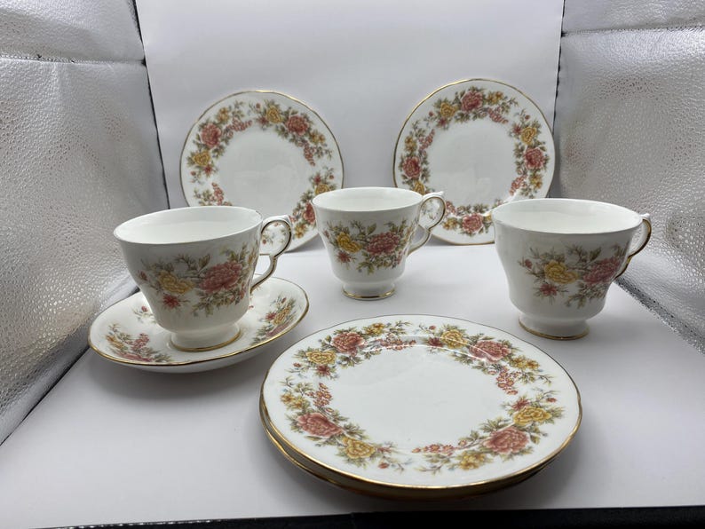 Vintage Colclough Bone China | Classical English | Amanda Pattern - Etsy