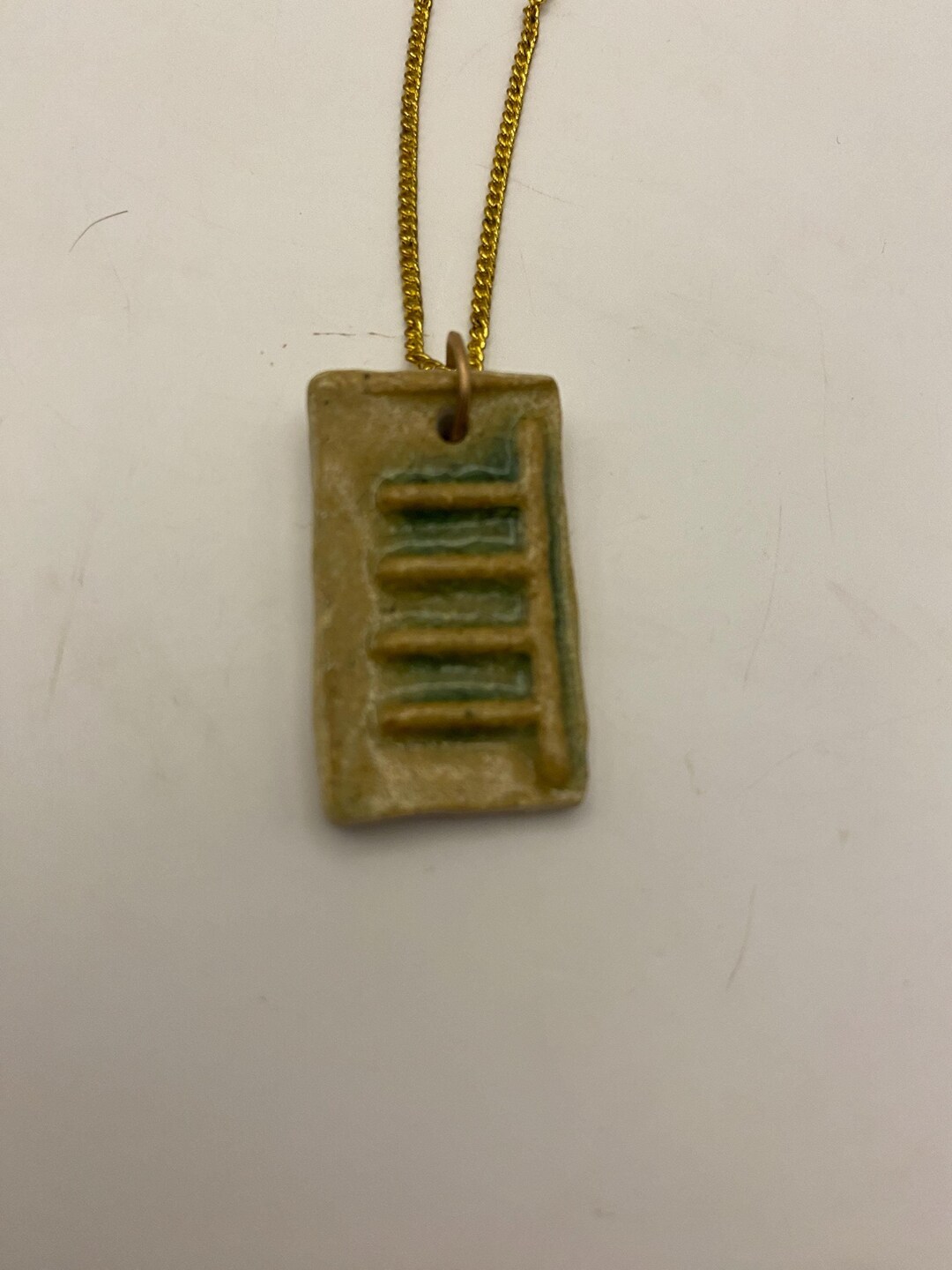 Ogham Rune Pendant, Coll, Hazel Tree - Etsy