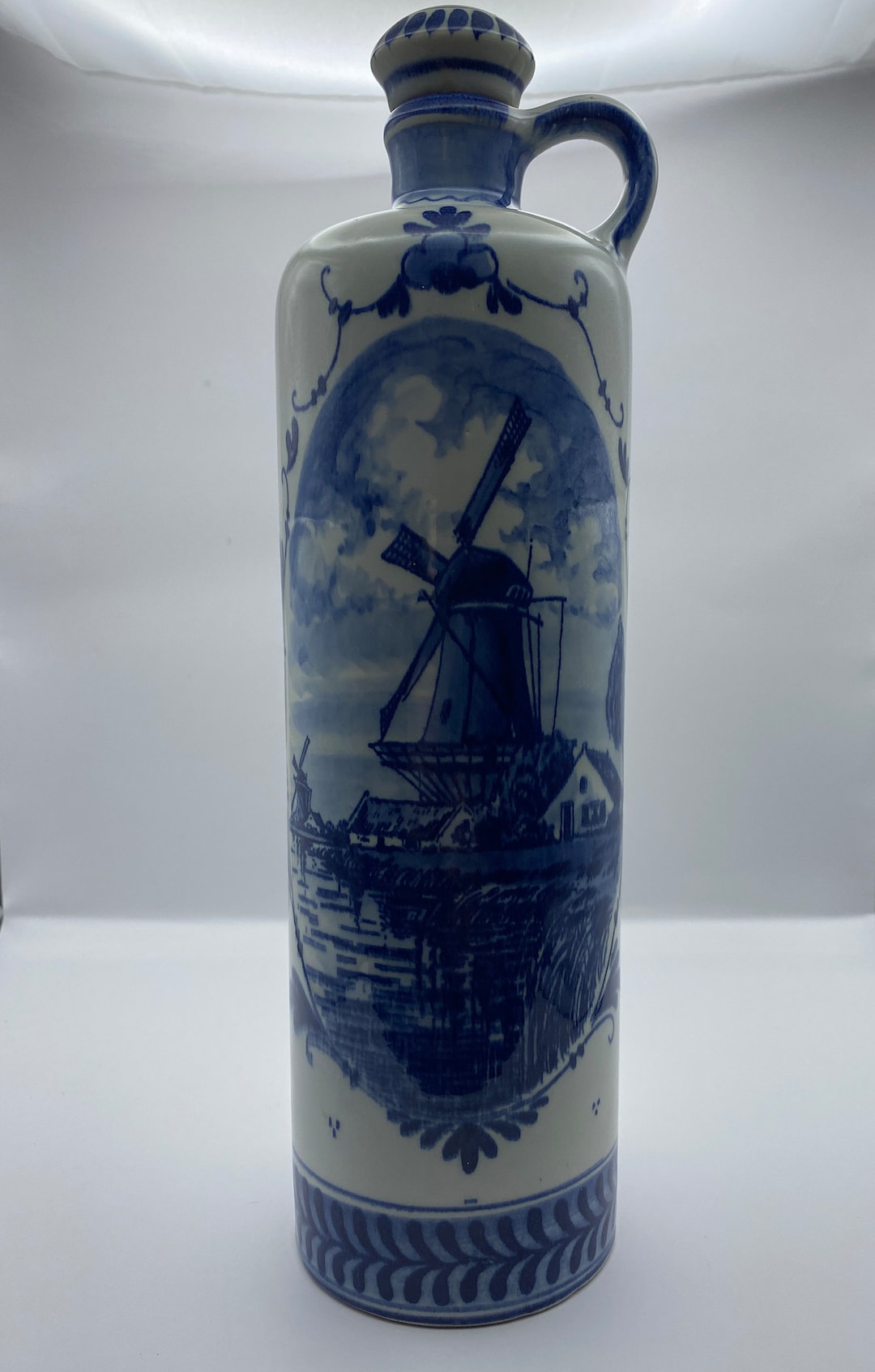 Delft Blue Decanter, BOLS Jug Bottle, Holland, Hand Painted - Etsy