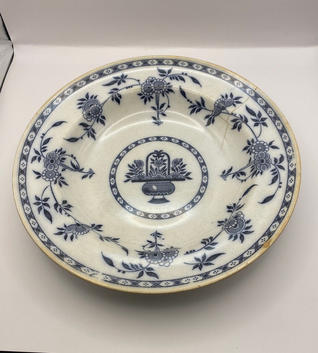 Rare Antique, Minton Delft Dinner Plate, Circa 1840s - Etsy