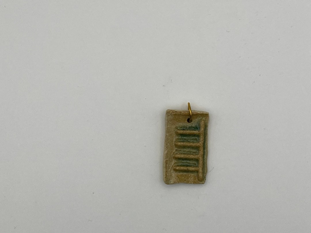 Ogham Rune Pendant, Coll, Hazel Tree - Etsy