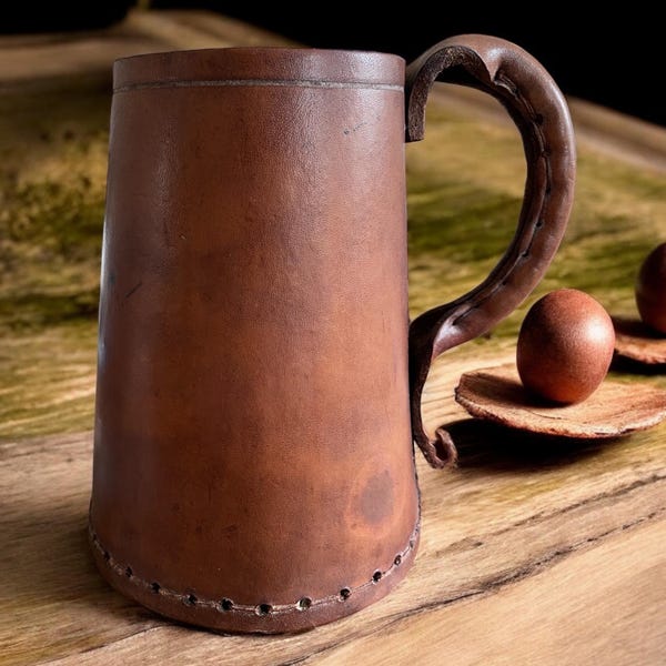 Leather Tankard - Etsy