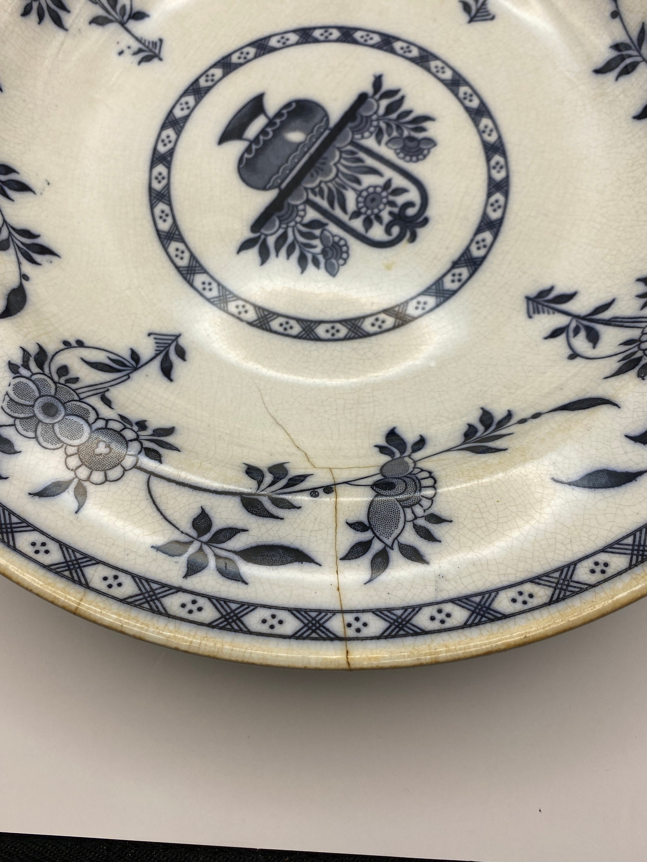 Rare Antique, Minton Delft Dinner Plate, Circa 1840s - Etsy