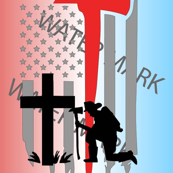 Fallen Fire Fighter Svg - Etsy