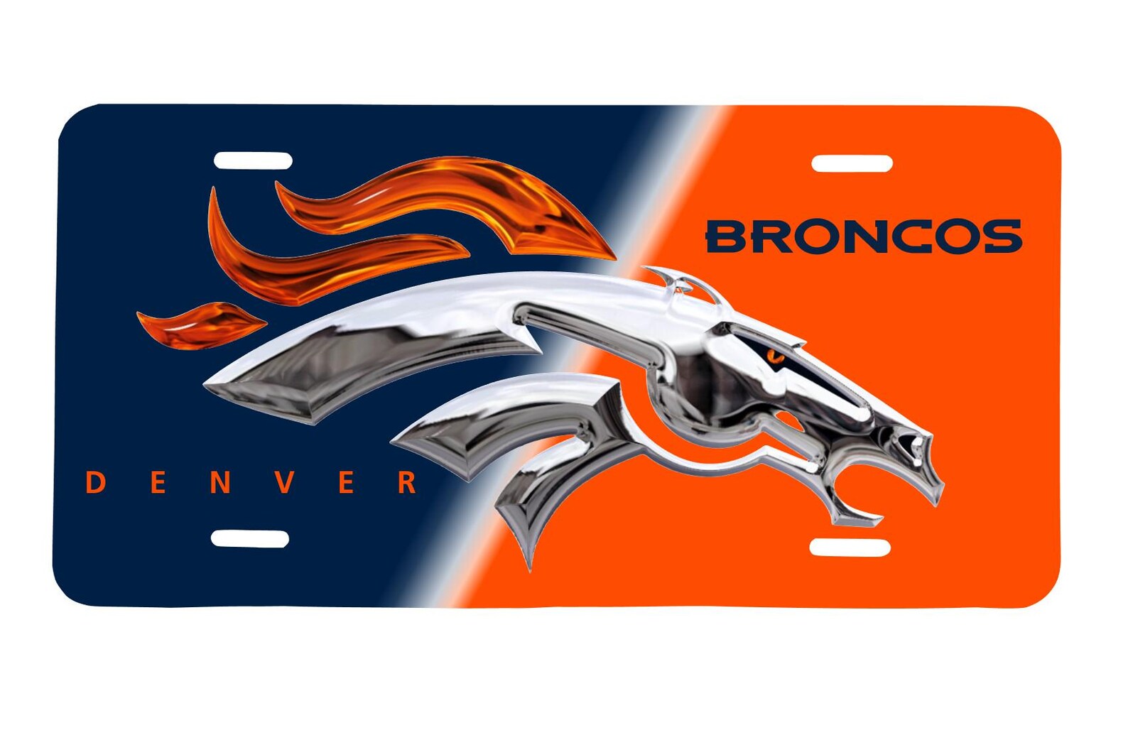 Denver Broncos License Plate - Etsy