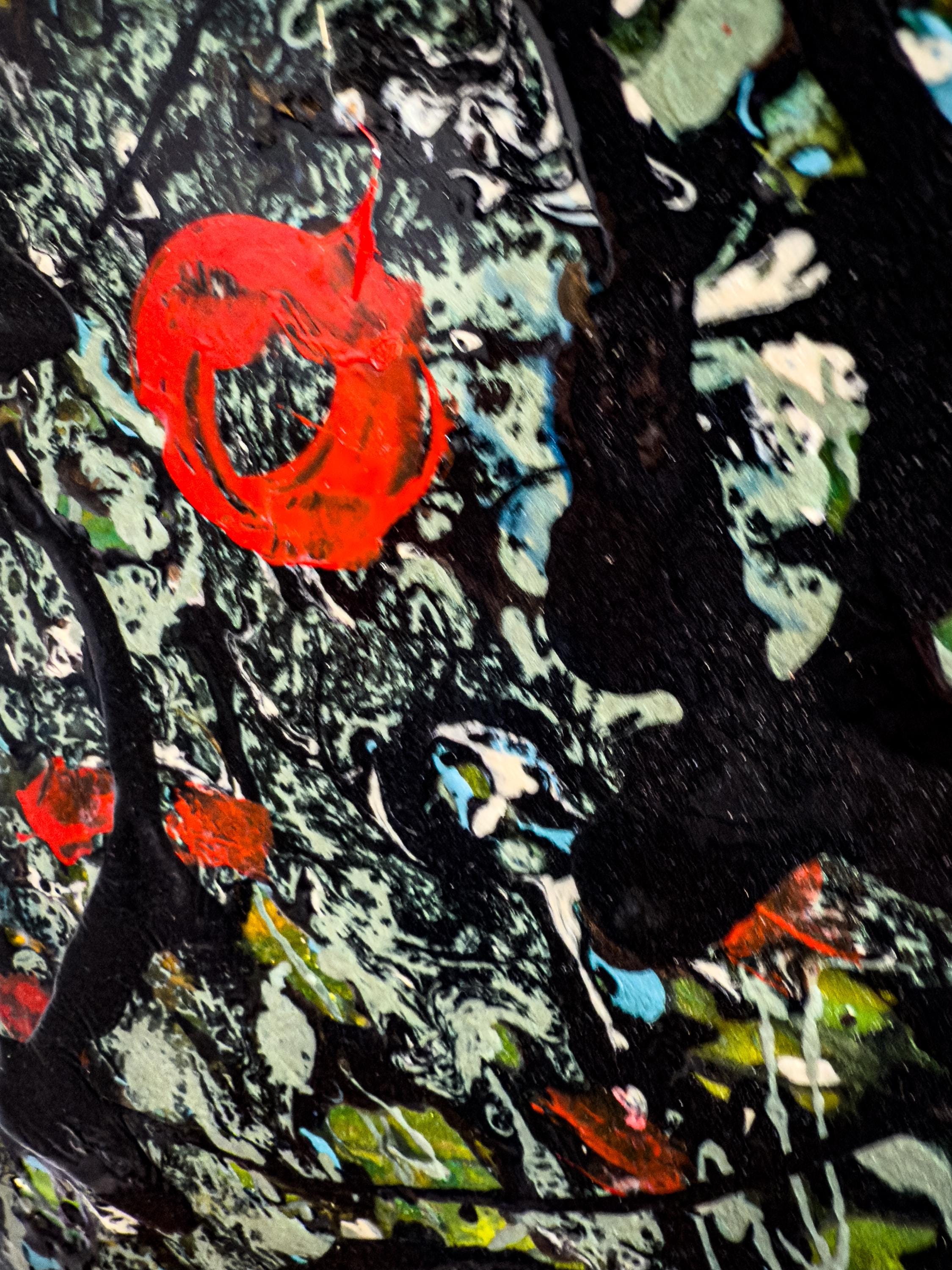 Alone in My Garden at Night - Abstract Original Painting - Etsy
