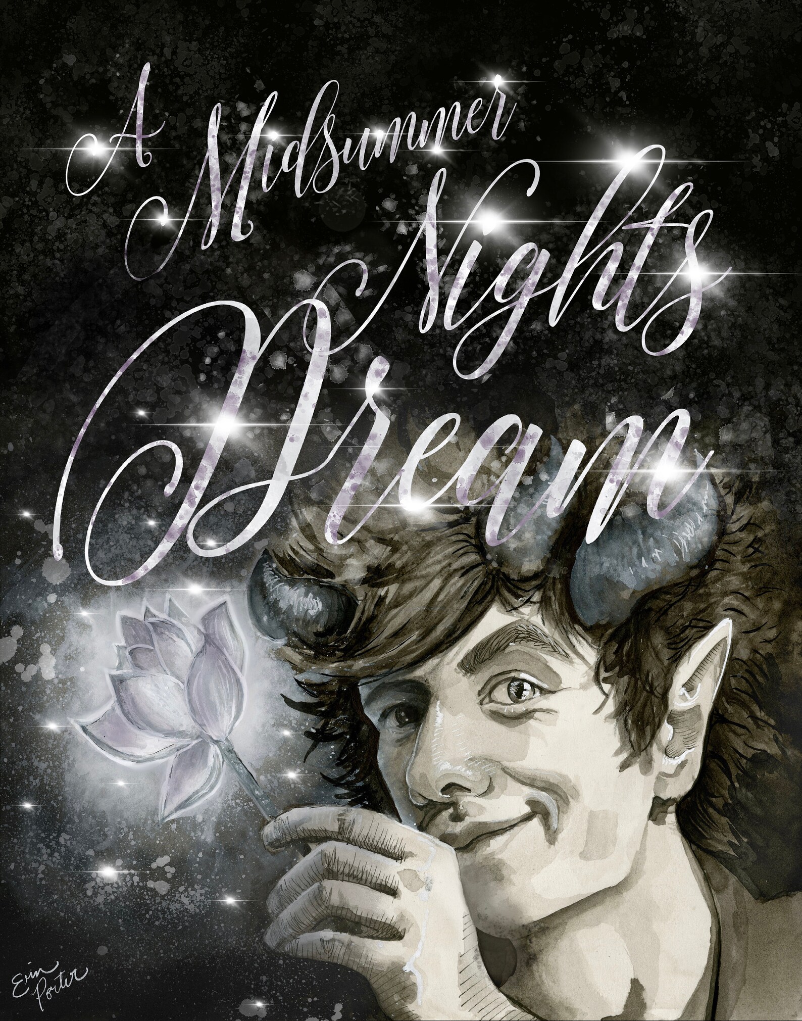 Puck Art Print Shakespeare Poster english/theatre Teacher | Etsy