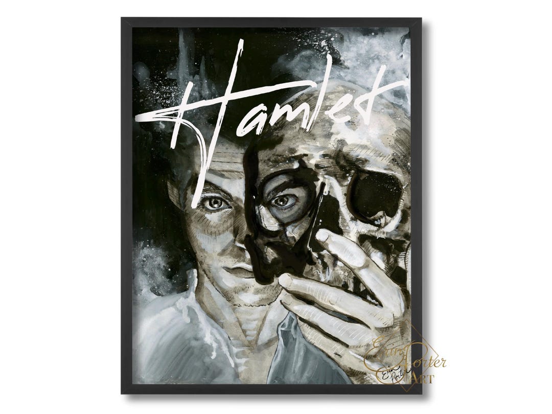 Hamlet Art Print | Shakespeare Poster |english/theatre Teacher ...