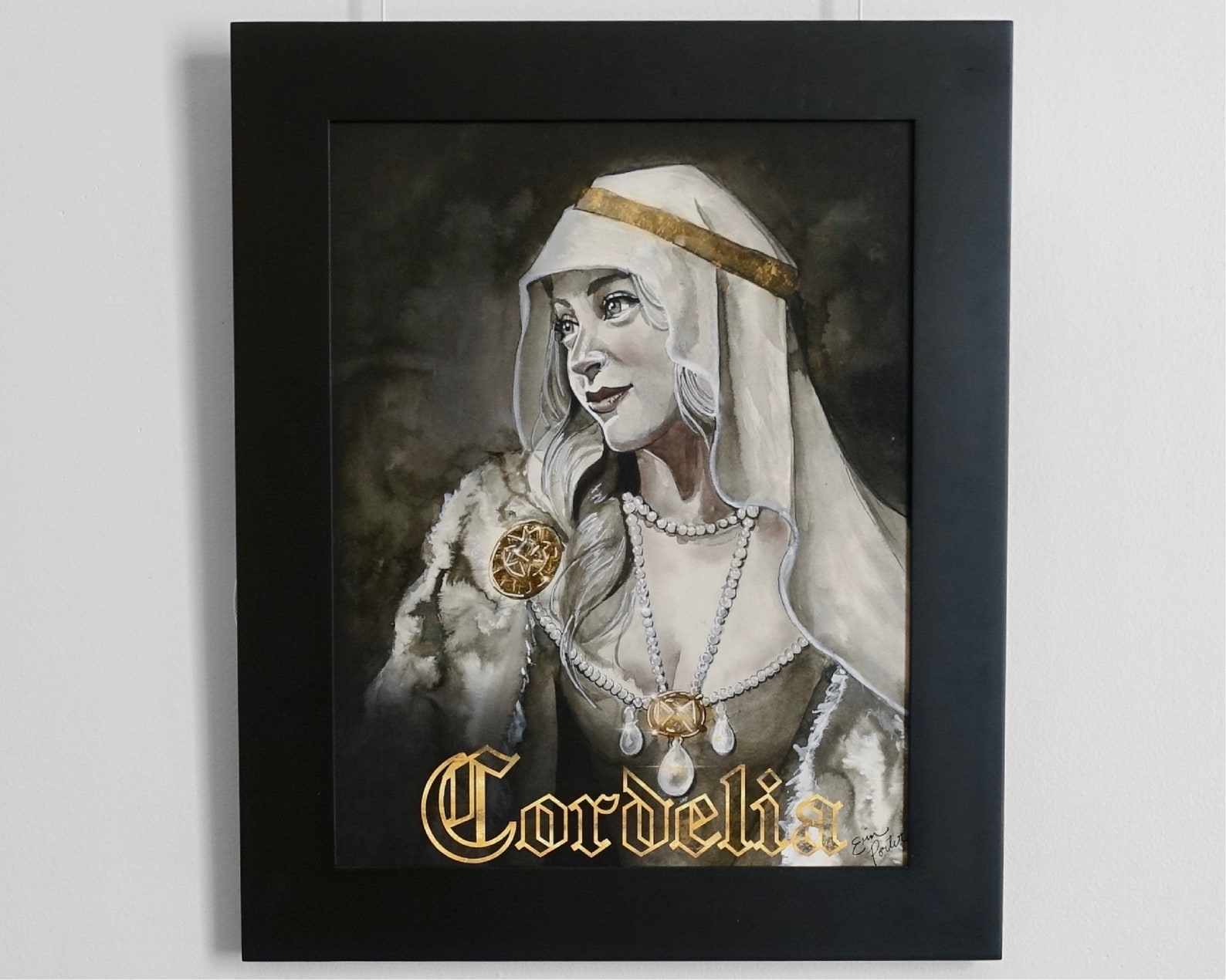 King Lear: Cordelia Print Shakespeare Poster | Etsy