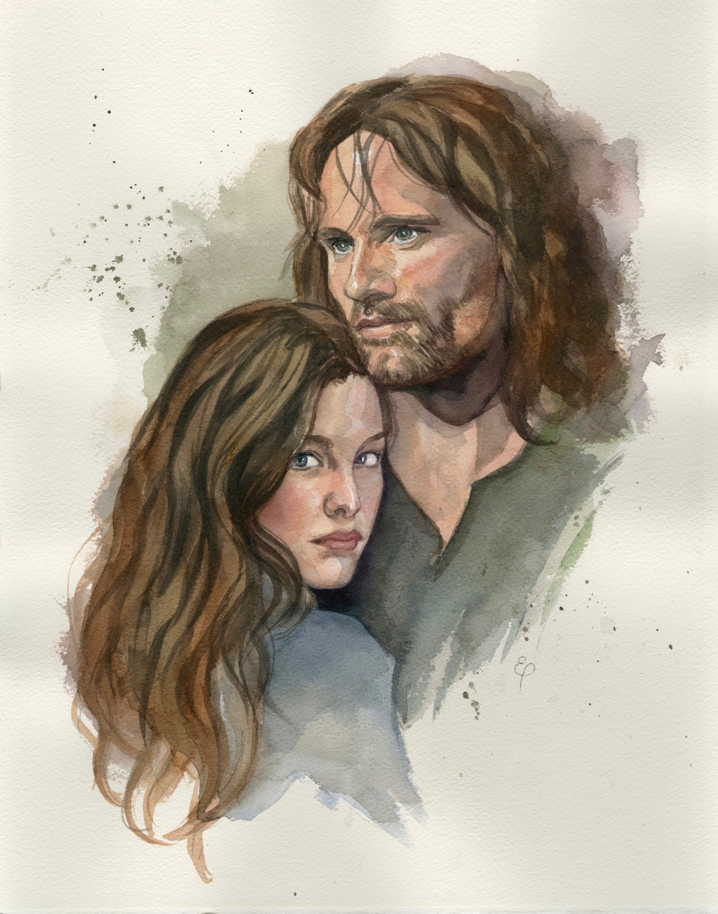 Aragorn And Arwen Fan Art