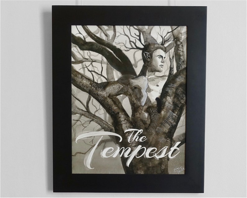 The Tempest: Ariel Print shakespeare Poster english / - Etsy