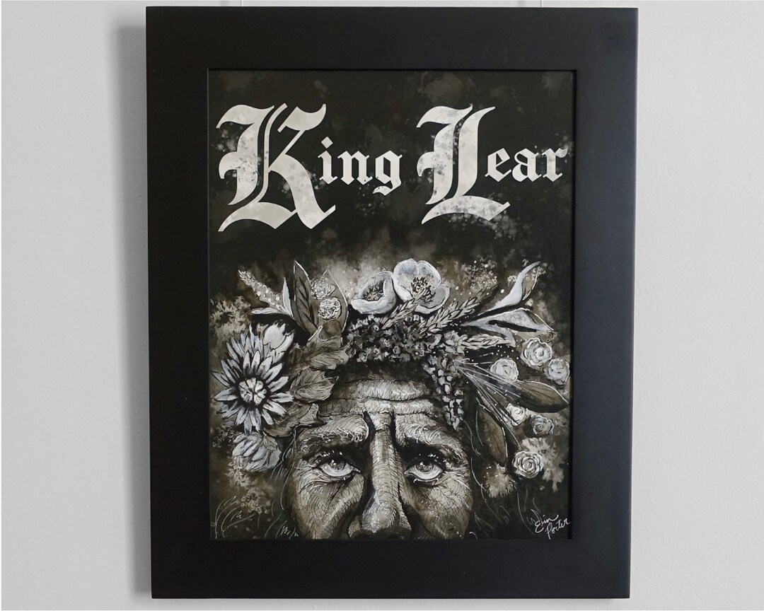 King Lear Shakespeare Poster english/theatre Teacher, Librarian, Actor ...