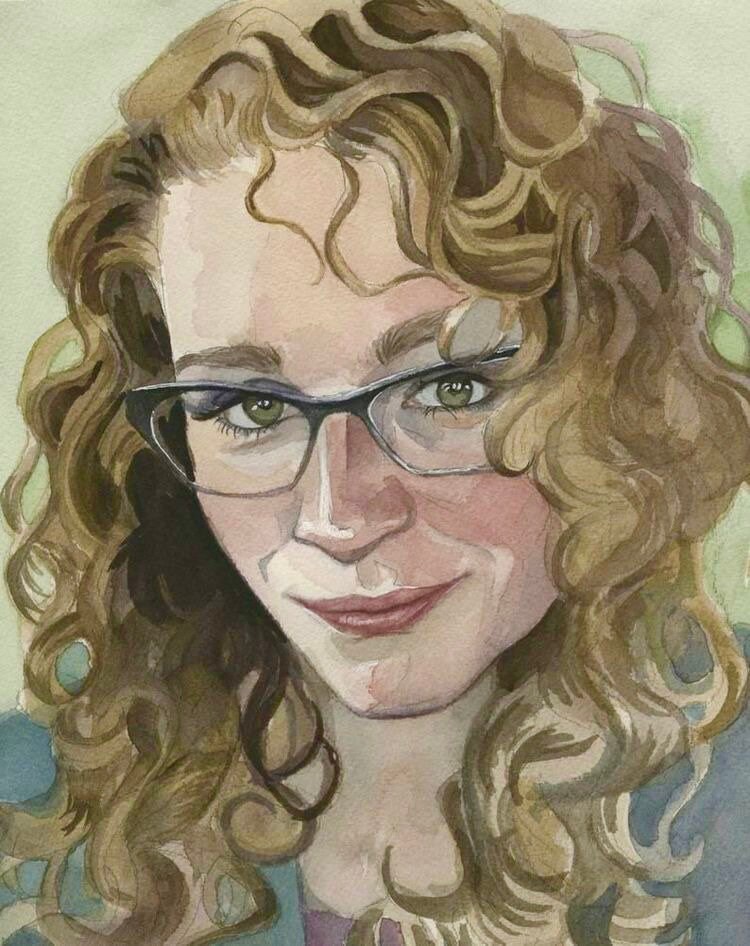 Custom Watercolor Portrait Hand Painted From Photo Gift - Etsy