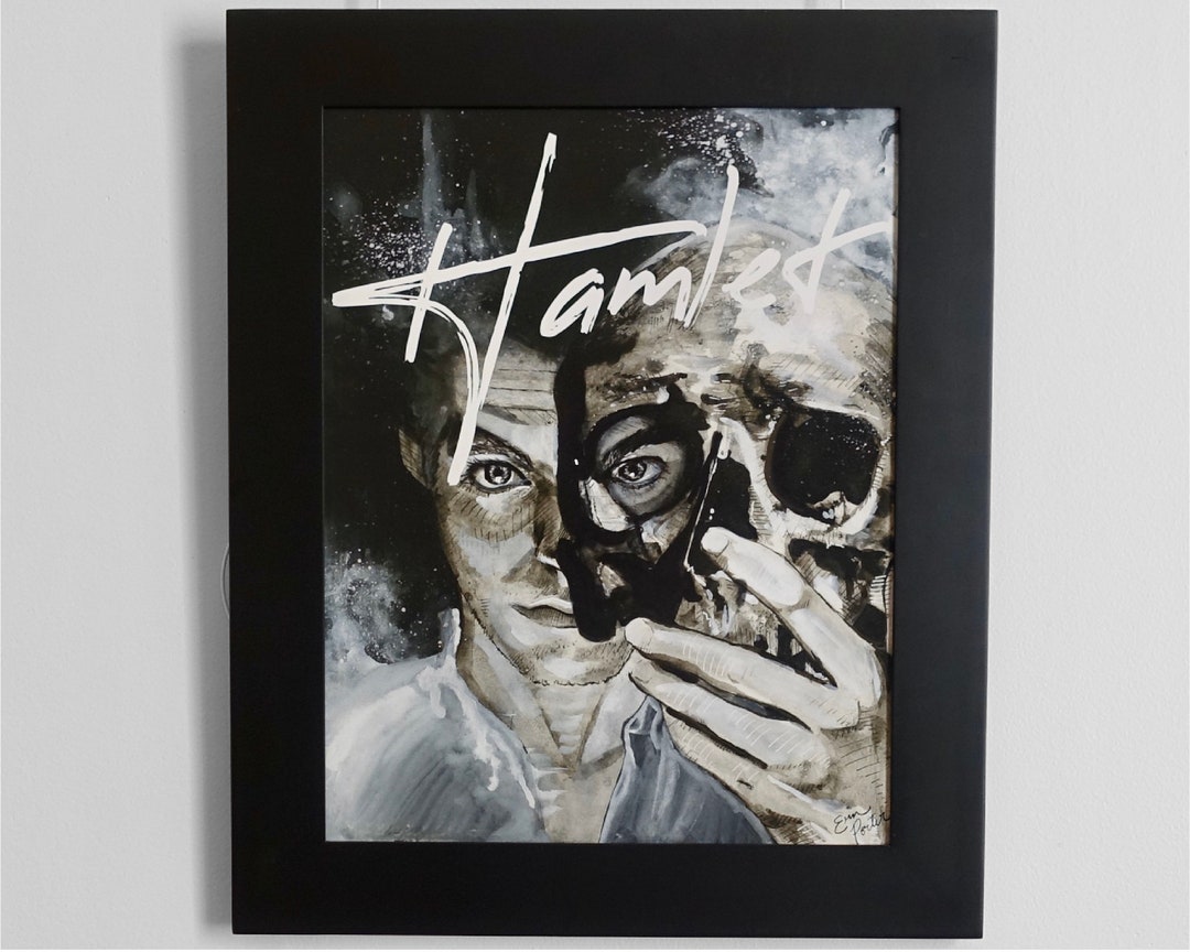 Hamlet Art Print Shakespeare Poster english/theatre Teacher, Librarian ...