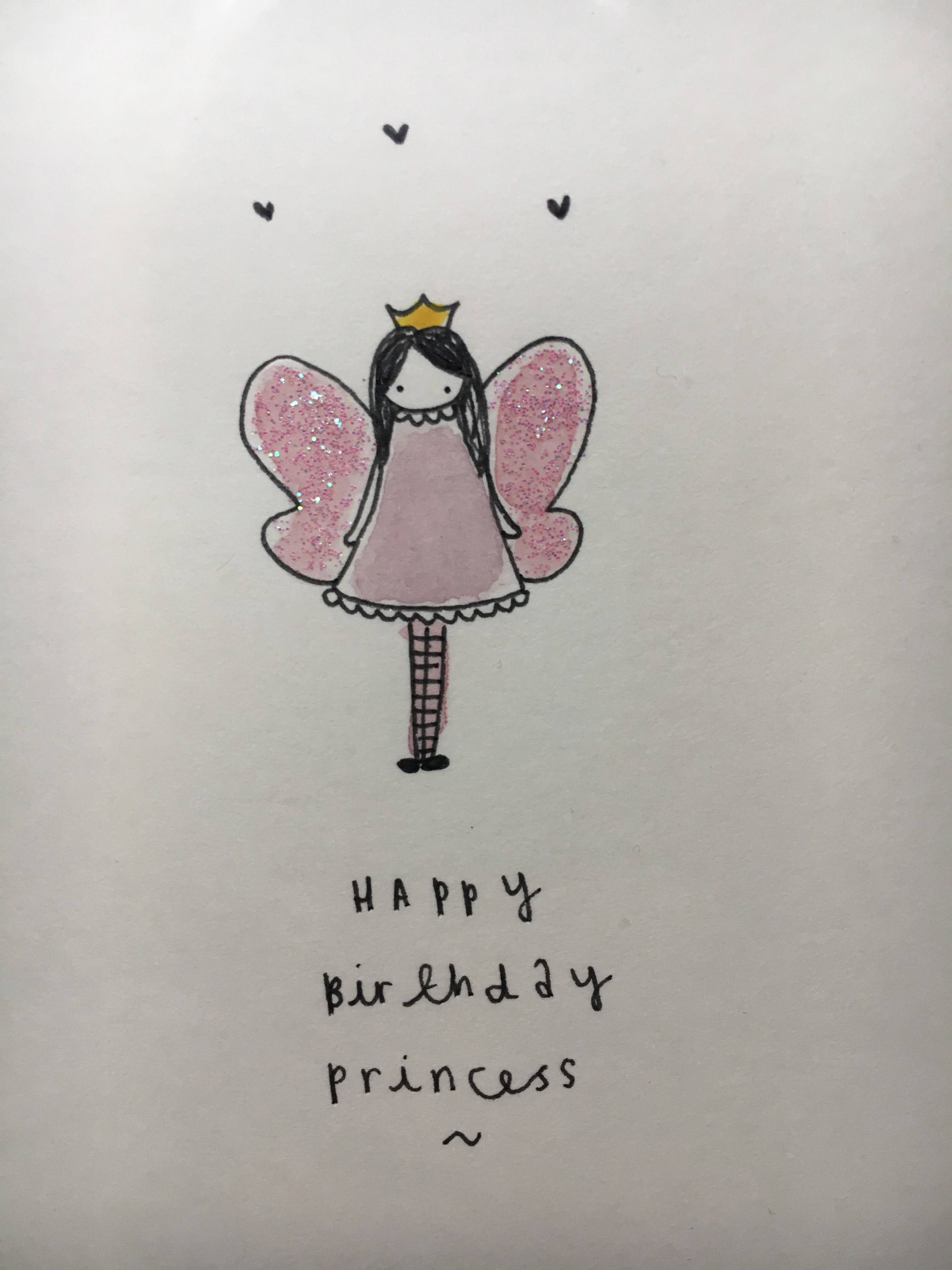 Princess Greetings Card - Etsy