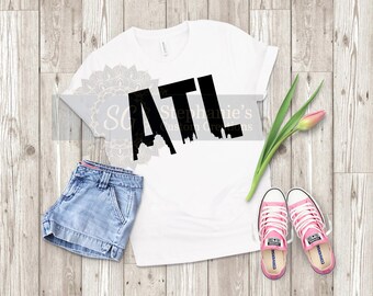 Atlanta Skyline Svg - Etsy