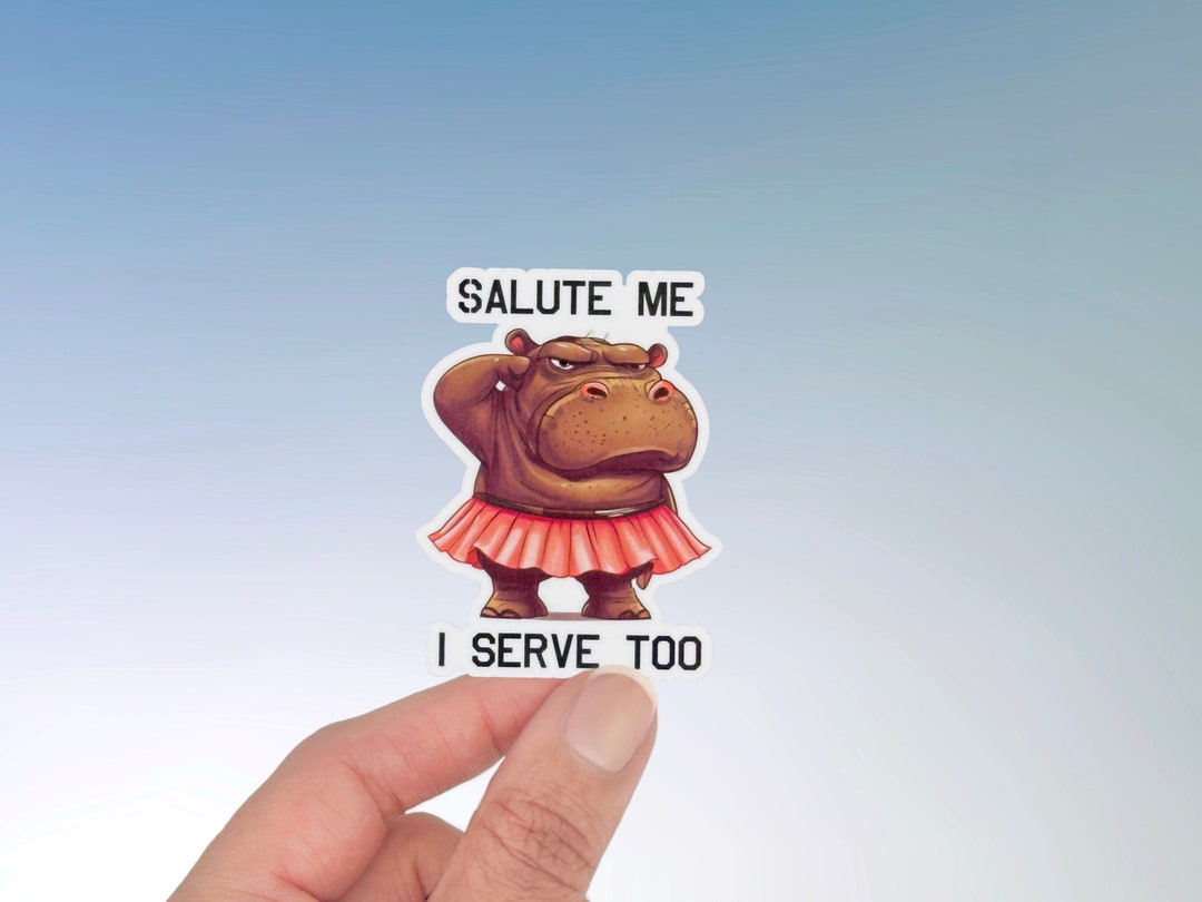 Dependapotamus, Military Stickers Funny, Dependa Sticker, Military ...