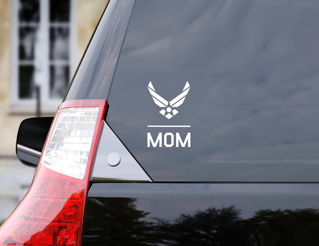 Air Force Mom Decal, Usaf Decal, Decal for Air Force Mom, USAF Mom Gift ...