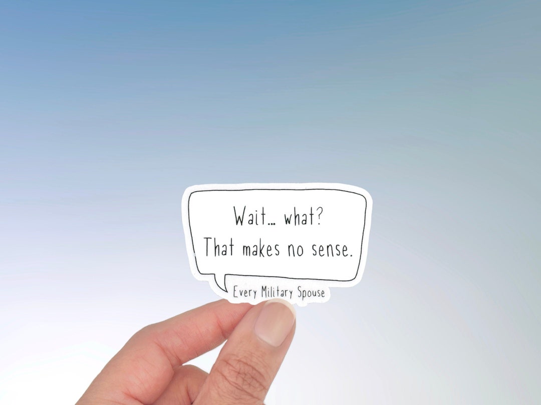 Military Spouse Sticker, Military Stickers Funny, Dependa Sticker ...