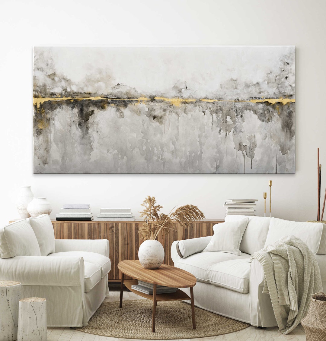 Abstract Art Print on Canvas, Abstract Art, Extra Large Wall Art ...