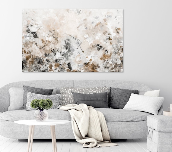 Abstract Art Print on Canvas Abstract Wall Art Extra Large - Etsy