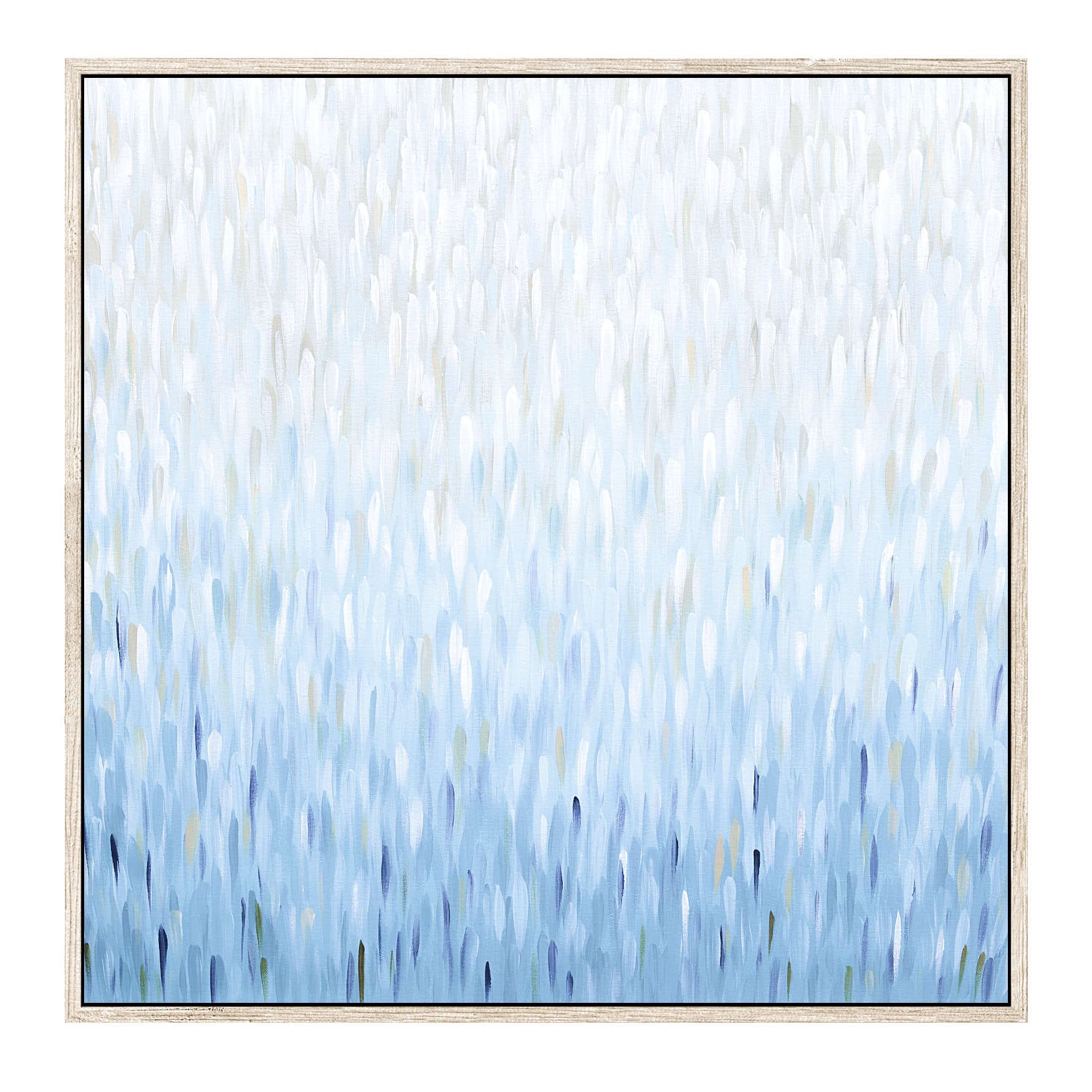 Large Abstract Painting: Light Blue Modern Art on Canvas - Etsy