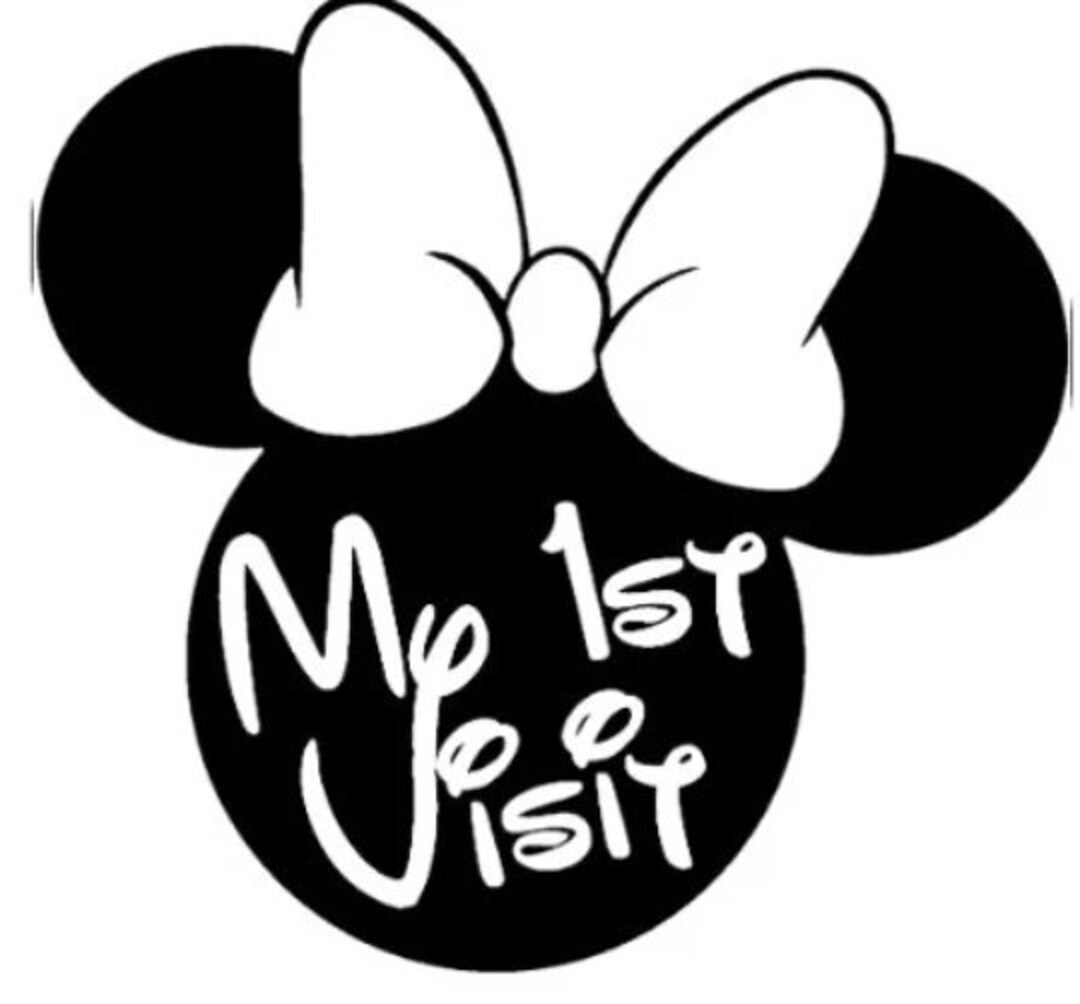 Minnie Mouse My First Dis_ney Visit Svg - Etsy