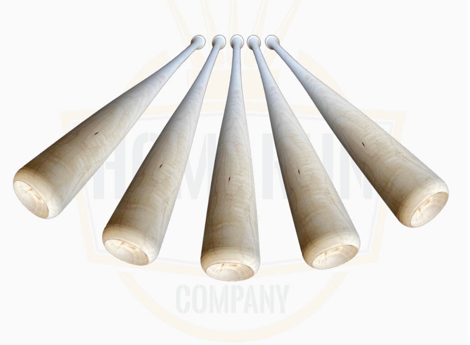 25 Game Ready Wooden Baseball Bats-cupped-free Shipping - Etsy