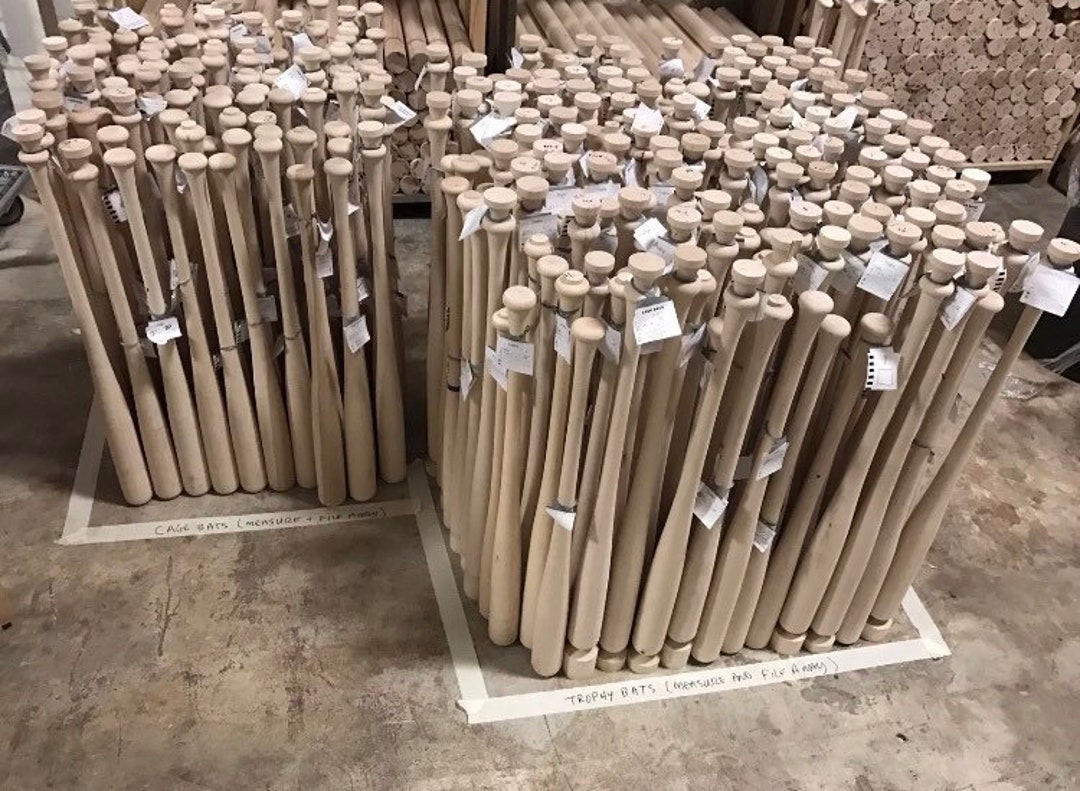 10 Maple Wood Baseball Bats: Game Ready Blems - Etsy