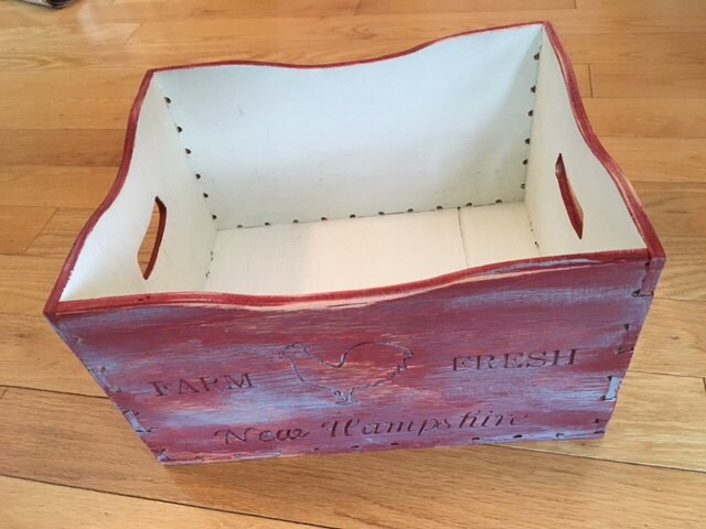 Wooden Box, Farm Box, Harvest Box, Garden Box, Mother's Day, Father's ...