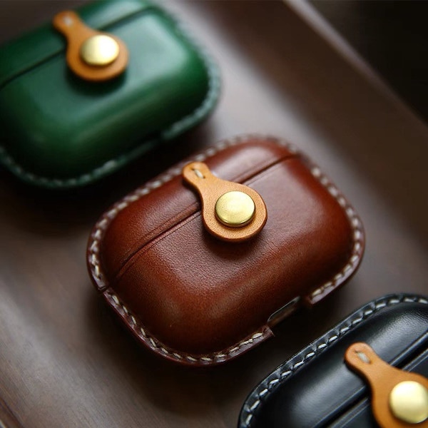 Leather AirPod Case - Etsy