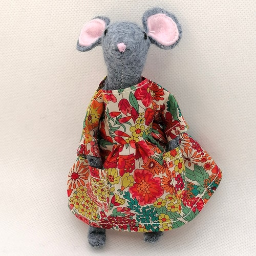 Elsie Mouse Craft Kit. Mustard - Etsy