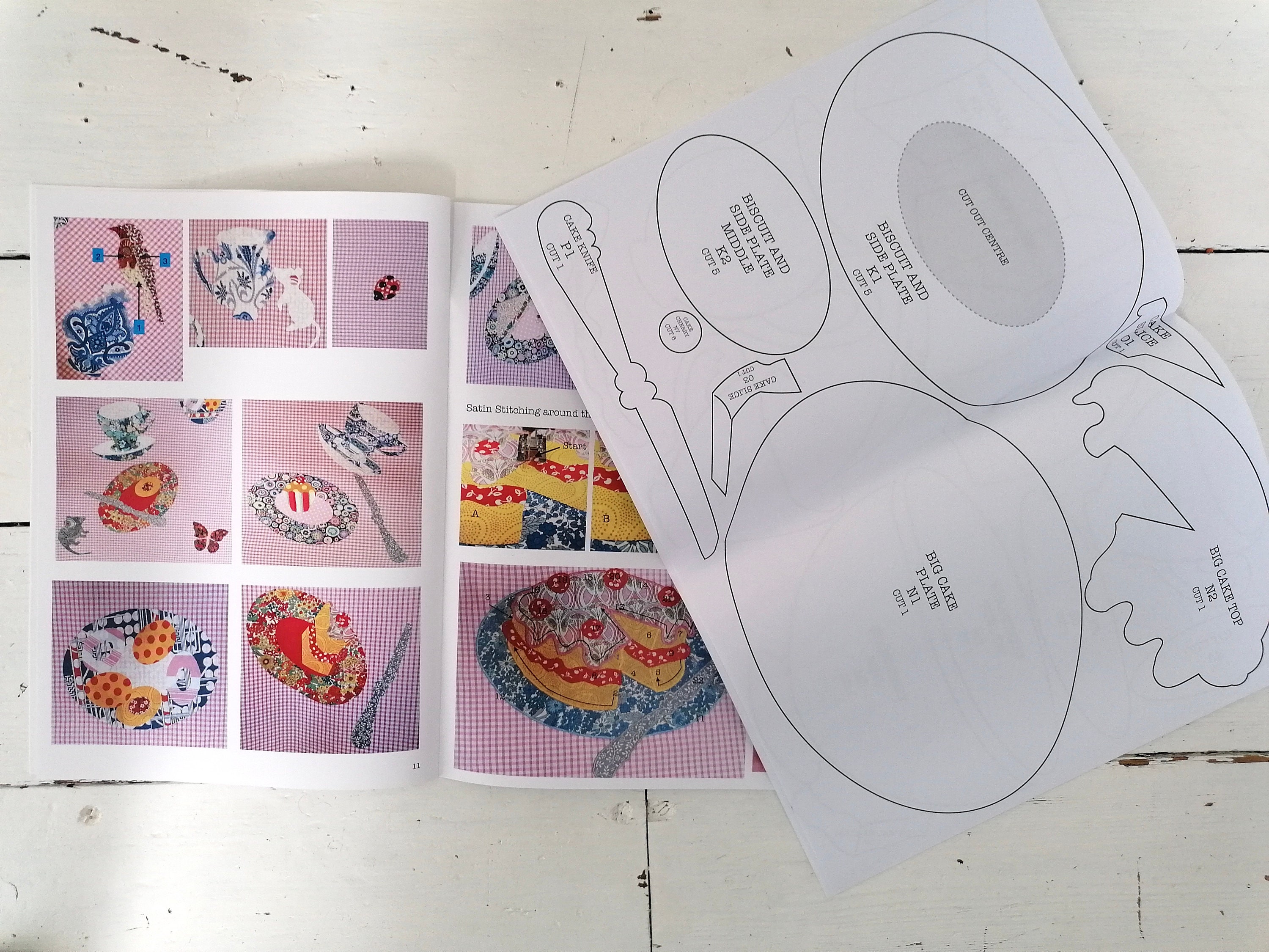 Tea Party Quilt Pattern Appliqué and Patchwork | Etsy