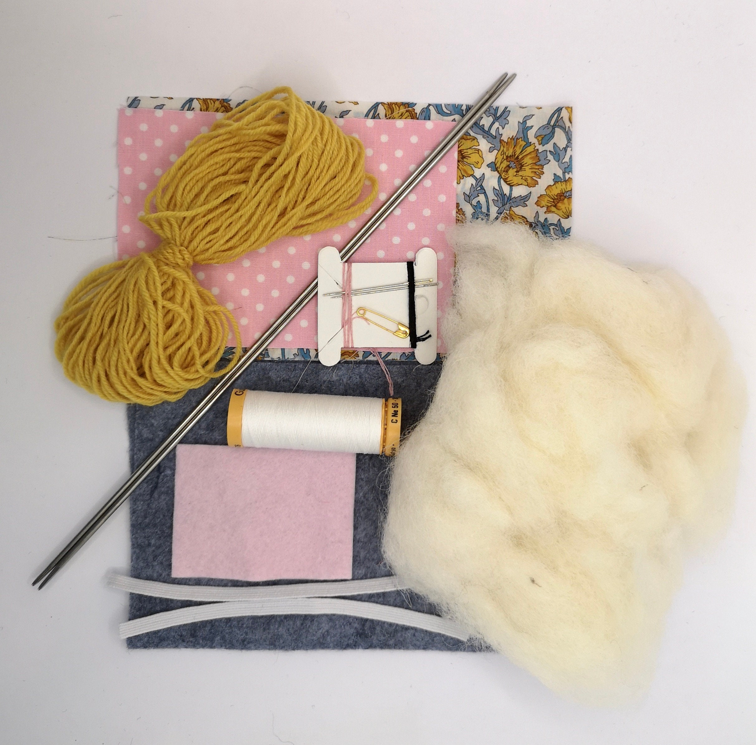 Elsie Mouse Craft Kit. Mustard - Etsy