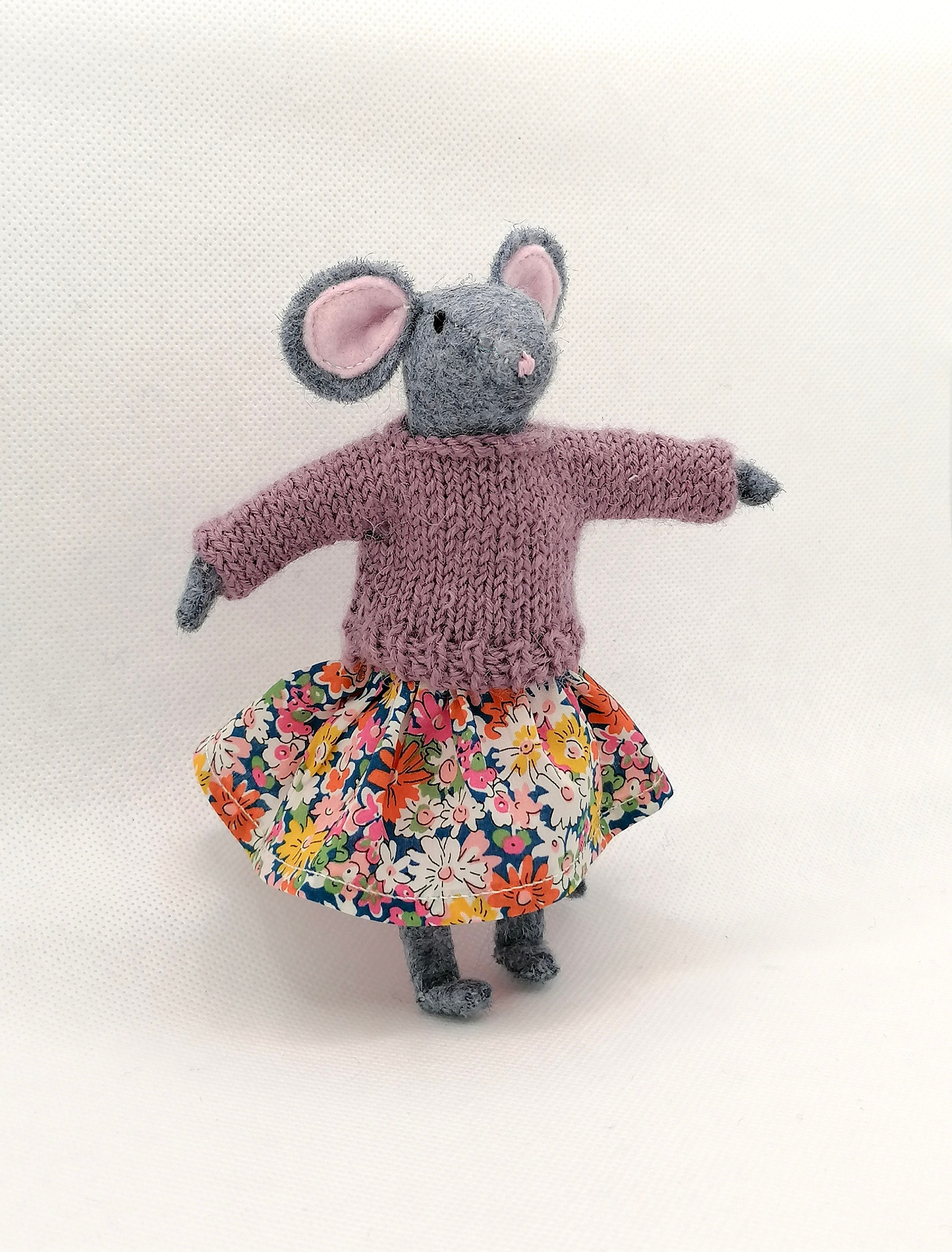 Elsie Mouse Craft Kit. Lilac - Etsy