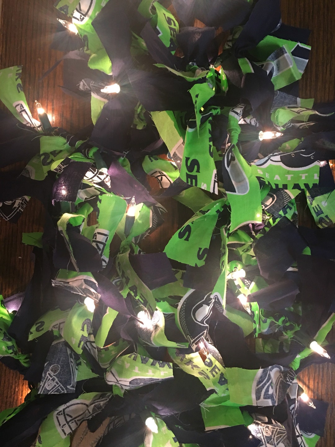 Sports Rag Lighted Garland - Etsy