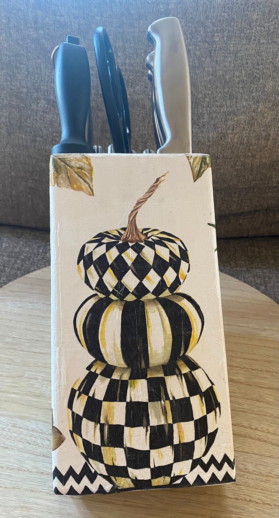 Whimsical Knife Block - Etsy
