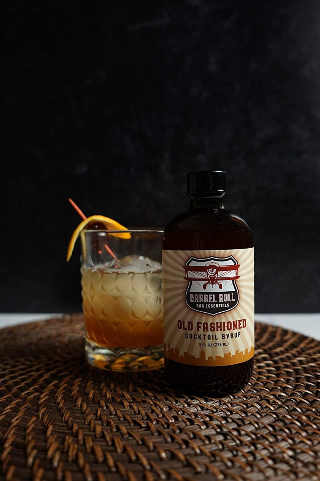 Old Fashioned Cocktail Mix- Real Ingredients Only - 8 Ounce Bottle - 9 ...