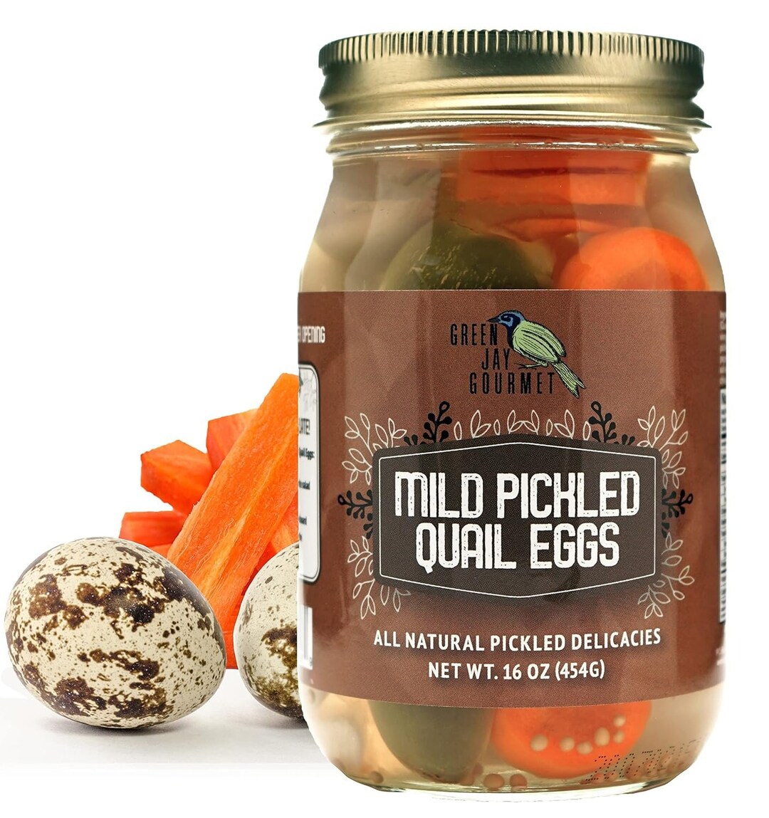 Original Pickled Quail Eggs by Green Jay Gourmet - Simple Ingredients ...